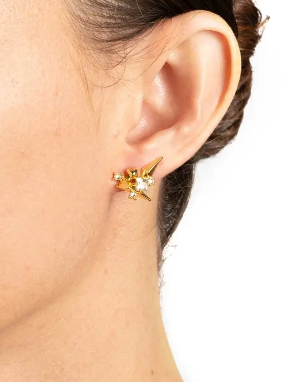 Alexis Bittar Spike Stud Earrings - Gold