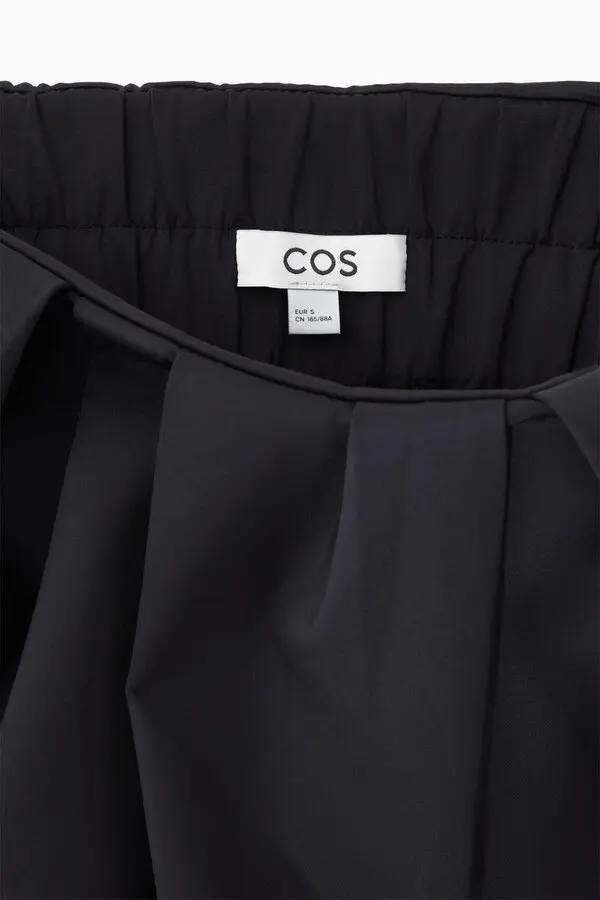 strapless open back dress Pleated Short Sleeve A-line Mini Dress | Convala main image 0