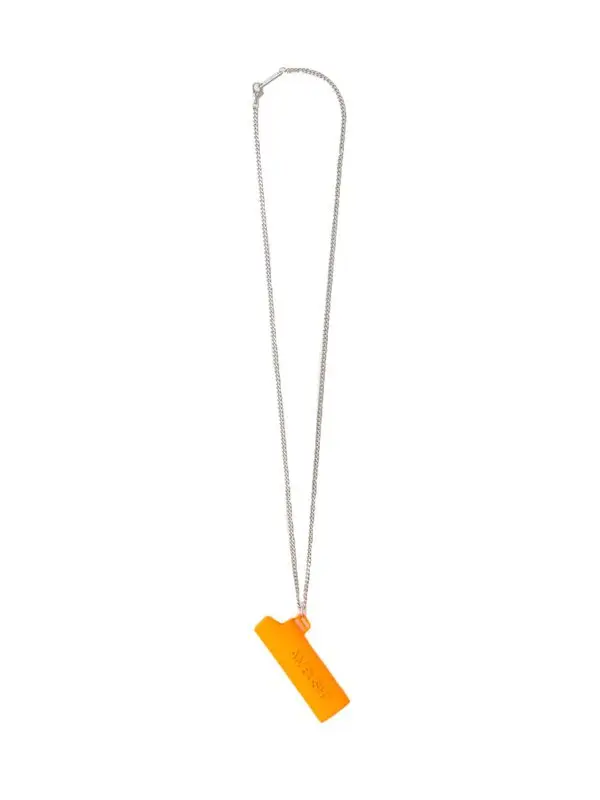 AMBUSH Lighter Holder Necklace - Orange