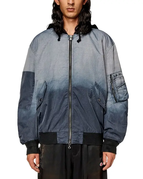 DIESEL J-common Hooded Bomber Jacket