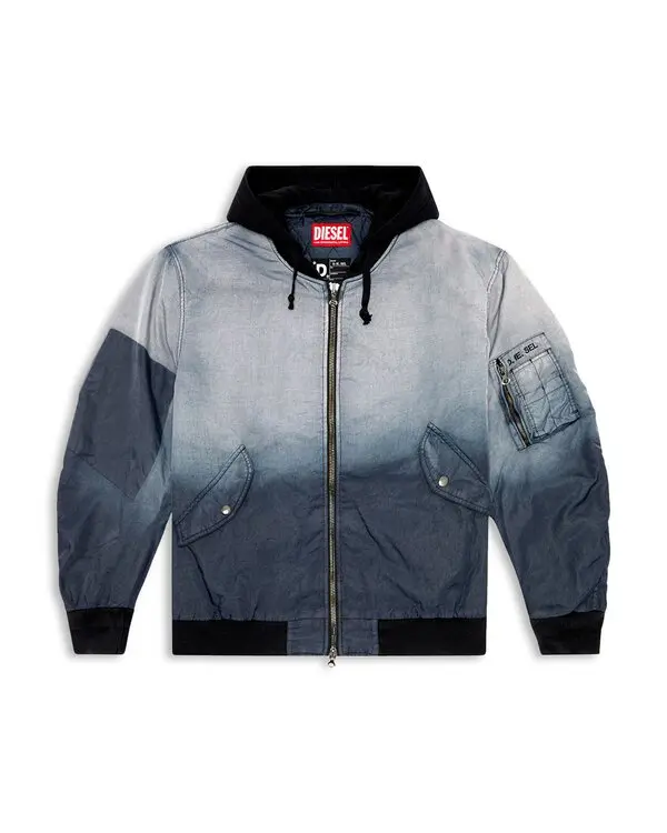 DIESEL J-common Hooded Bomber Jacket