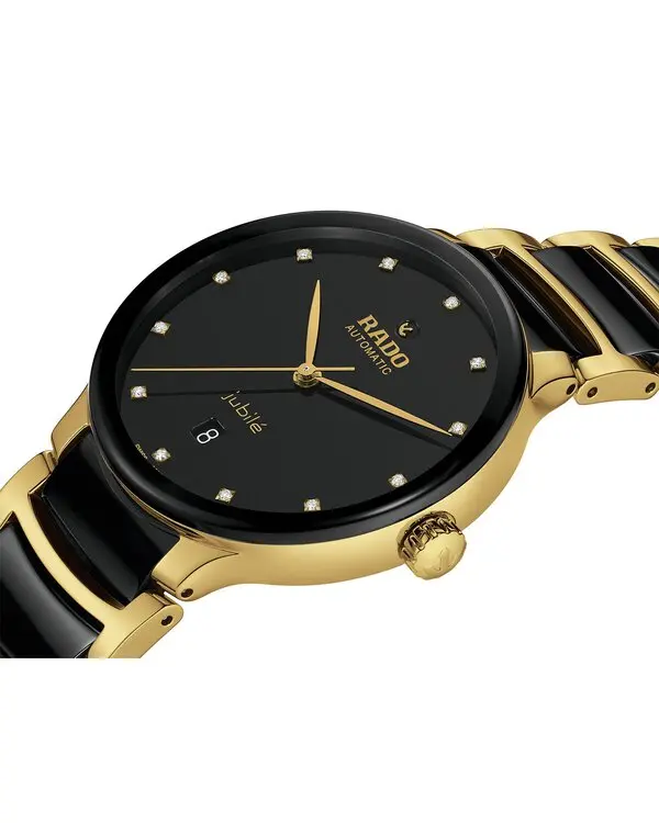 RADO Centrix Diamond Automatic Watch, 39.5mm - Black