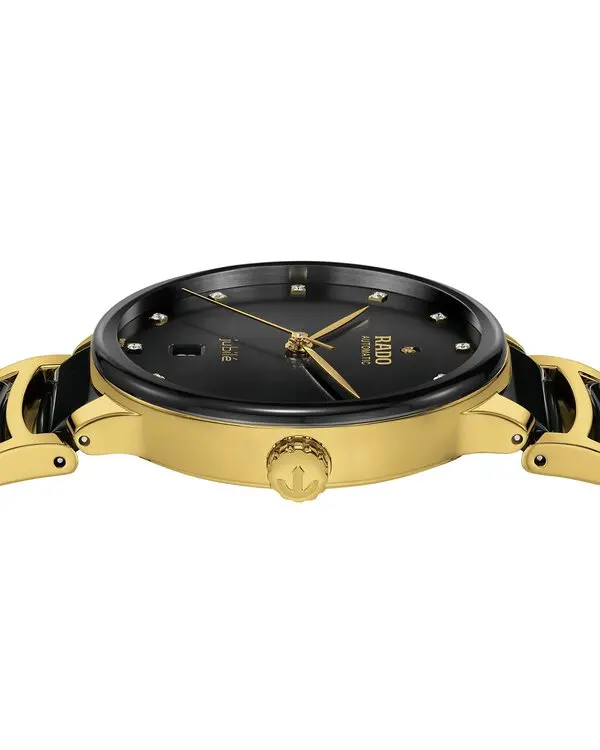 RADO Centrix Diamond Automatic Watch, 39.5mm - Black