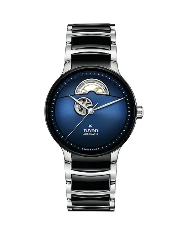 RADO Centrix Automatic Open Heart Watch, 39.5mm - Blue/black