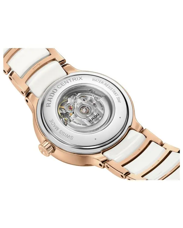 RADO Centrix Diamond Automatic Watch, 39.5mm - Silver