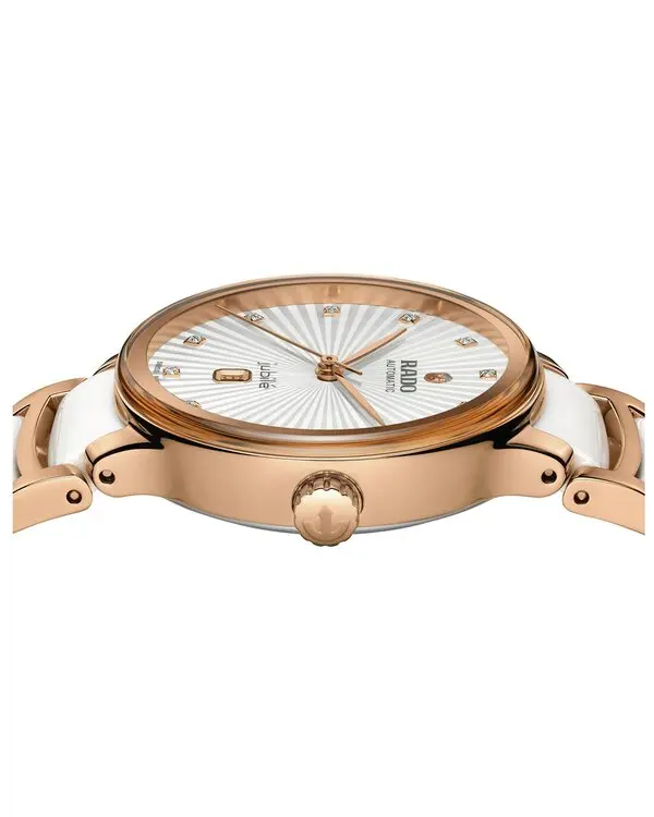 RADO Centrix Diamond Automatic Watch, 39.5mm - Silver