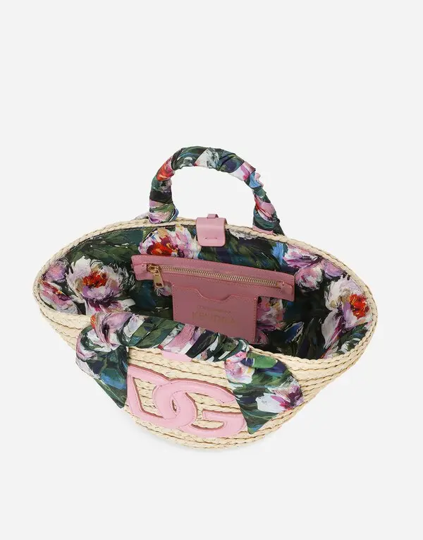 Dolce & Gabbana Small Kendra Shopper With Dg Logo - Multicolor