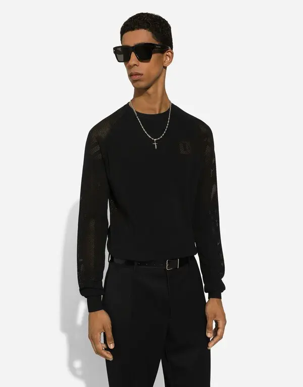 Dolce & Gabbana Sphere Necklace With Dna Cross