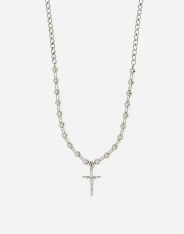 Dolce & Gabbana Sphere Necklace With Dna Cross