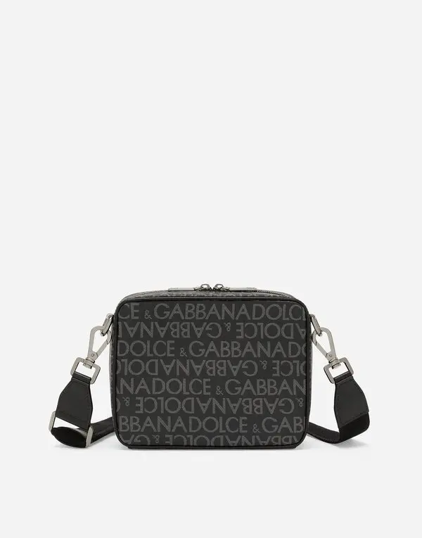 Dolce & Gabbana Coated Jacquard Crossbody Bag - Print