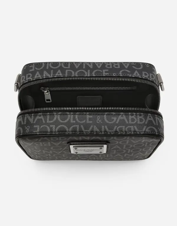 Dolce & Gabbana Coated Jacquard Crossbody Bag - Print