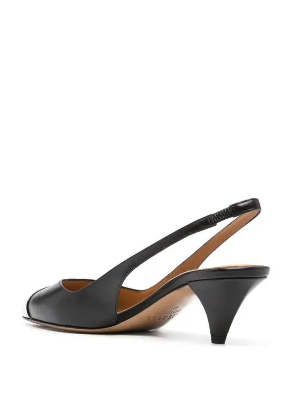 Isabel Marant Étoile 50mm Elina Leather Pumps - Black