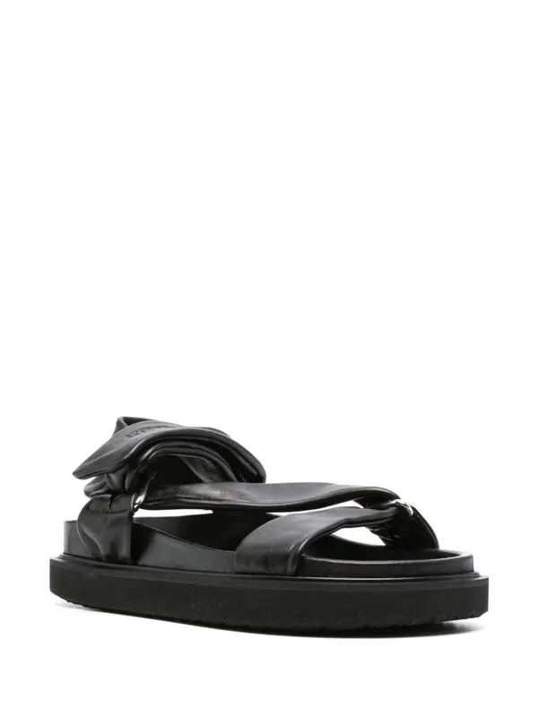 Isabel Marant Étoile Naori Leather Sandals - Black