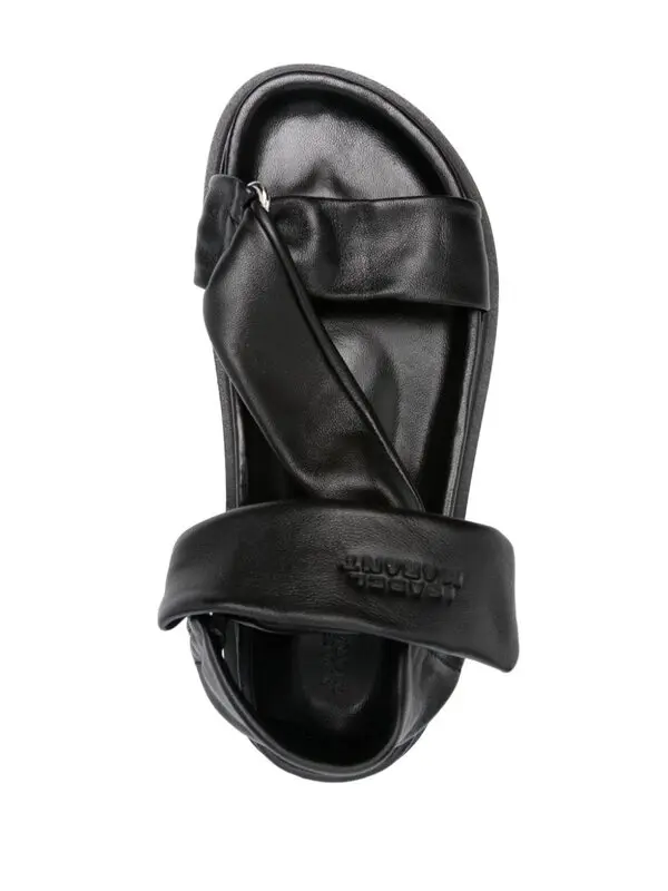 Isabel Marant Étoile Naori Leather Sandals - Black