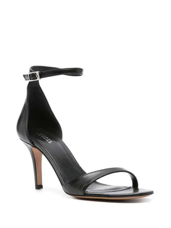 Isabel Marant Étoile Ailisa 80mm Leather Sandals - Black