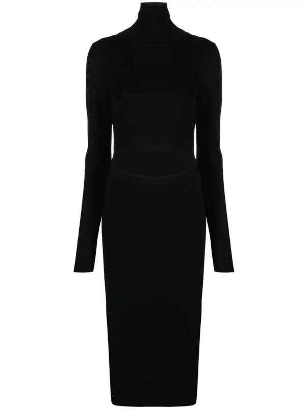 Gauge81 Suno Roll-neck Maxi Dress