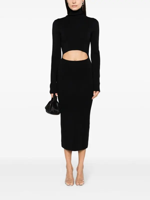 Gauge81 Suno Roll-neck Maxi Dress