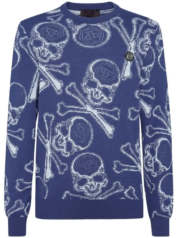 Philipp Plein Skull-motif Jumper