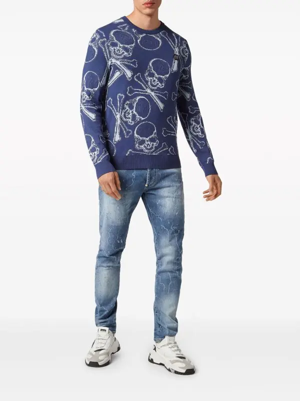Philipp Plein Skull-motif Jumper