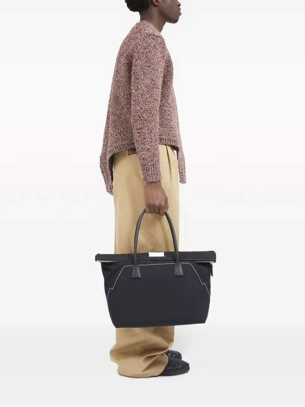 Buy MAISON MARGIELA Large 5ac Tote Bag - Black At 40% Off