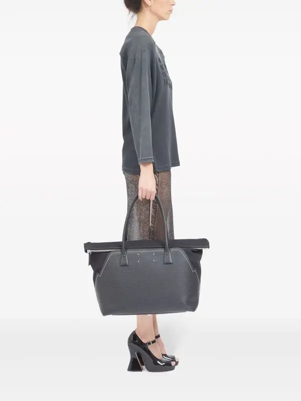 Buy MAISON MARGIELA Large 5ac Tote Bag - Black At 40% Off