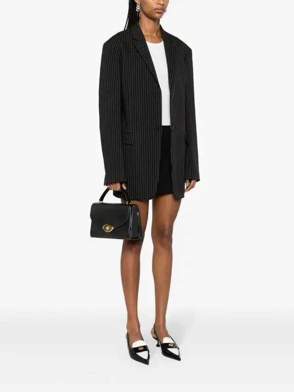 Mulberry Lana Logo-engraved Tote Bag - Black