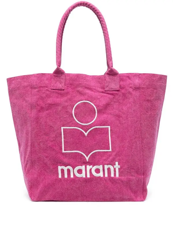 Isabel Marant Étoile Yenky Organic Cotton Tote Bag - Pink
