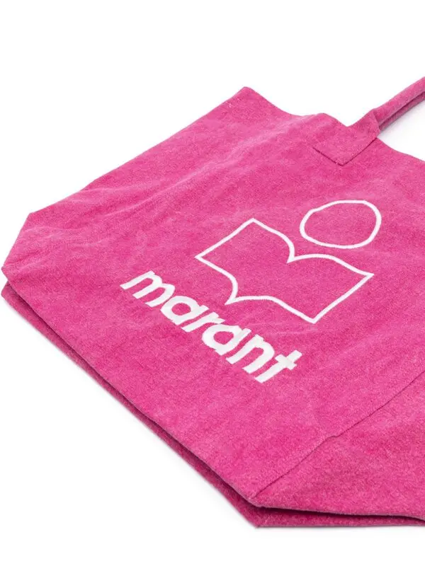 Isabel Marant Étoile Yenky Organic Cotton Tote Bag - Pink