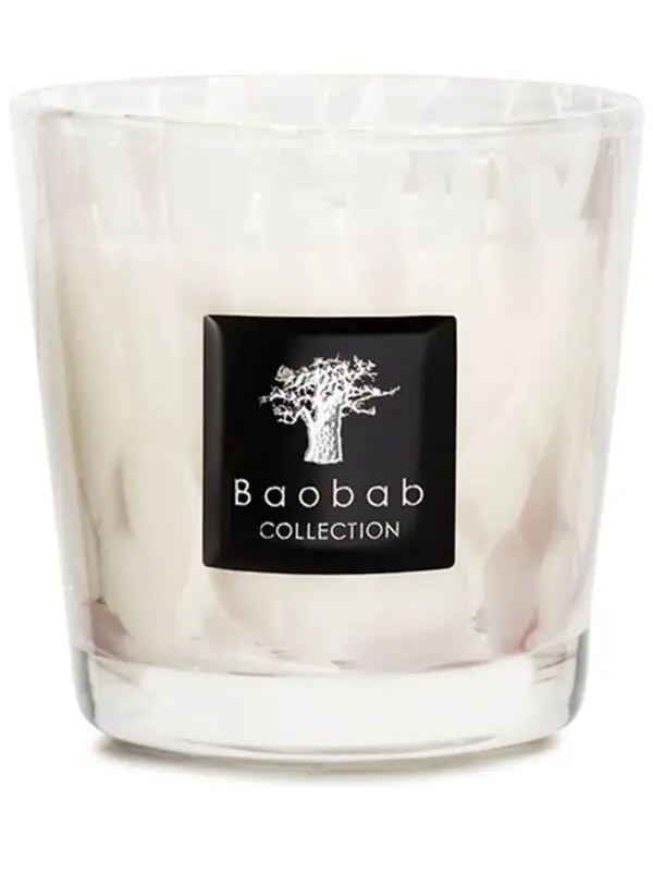 BAOBAB COLLECTION Mini Pearls Scented Candle - White
