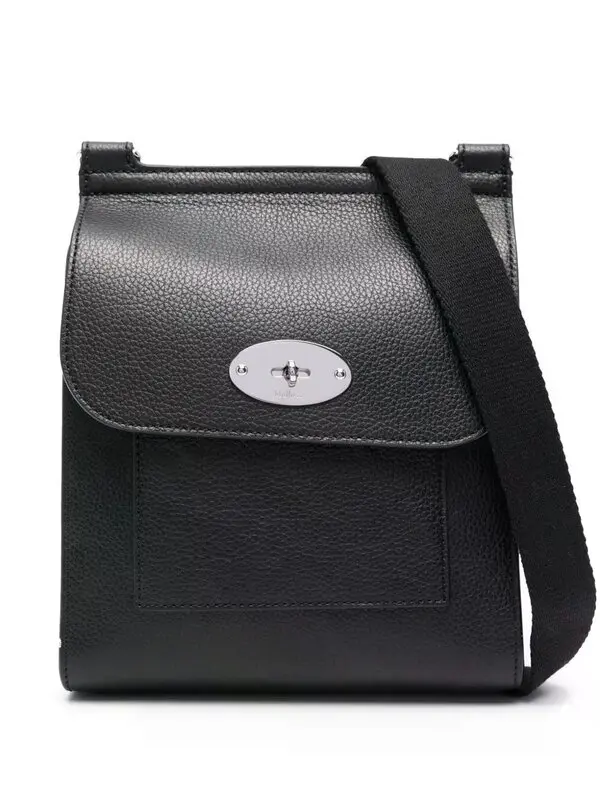 Mulberry Small Antony Leather Messenger Bag - Black