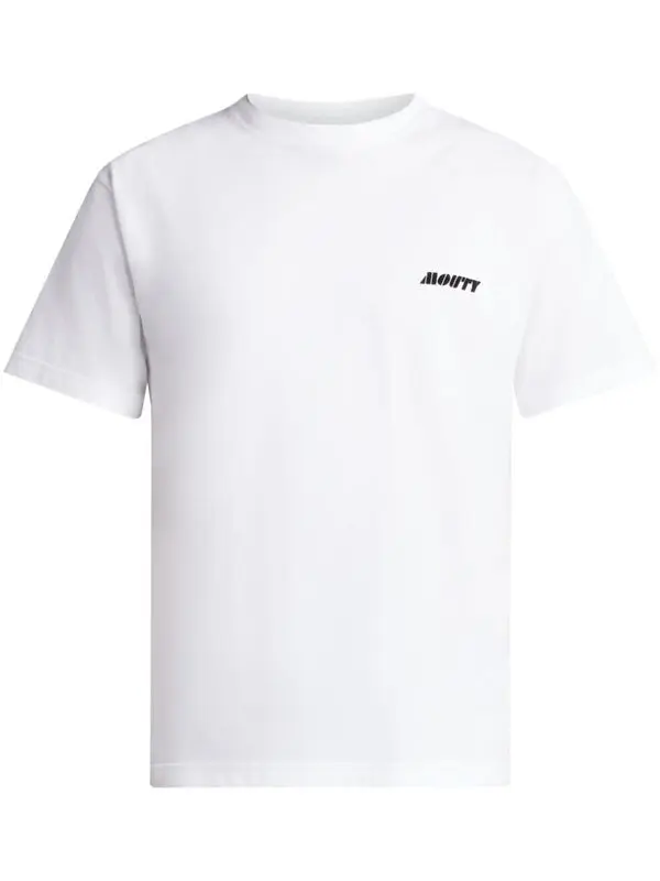 MOUTY Logo-print Cotton T-shirt - White