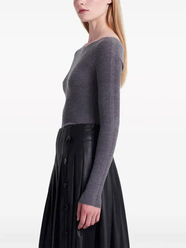 Altuzarra Lee Logo-embroidered Cashmere Jumper