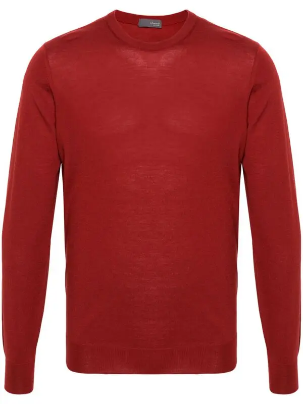 DRUMOHR Round-neck Merino-wool Jumper