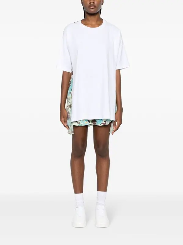 Stella McCartney Floral-print Panel T-shirt