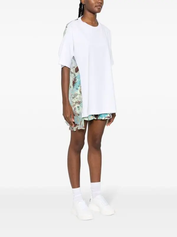 Stella McCartney Floral-print Panel T-shirt