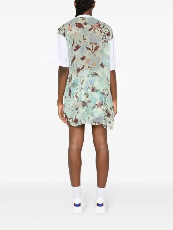 Stella McCartney Floral-print Panel T-shirt
