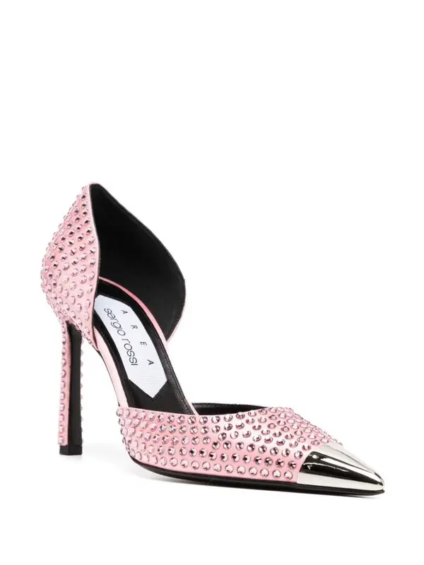 SERGIO ROSSI X Area Dagger Pumps - Pink