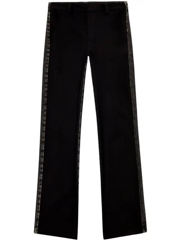 DIESEL® Panelled Straight Leg Trousers