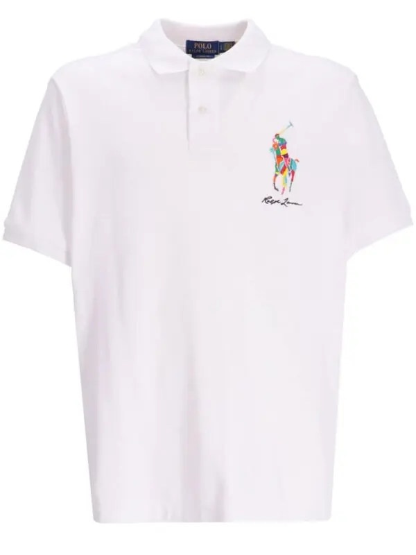 Polo Ralph Lauren Polo Pony-embroidered Polo Shirt - White
