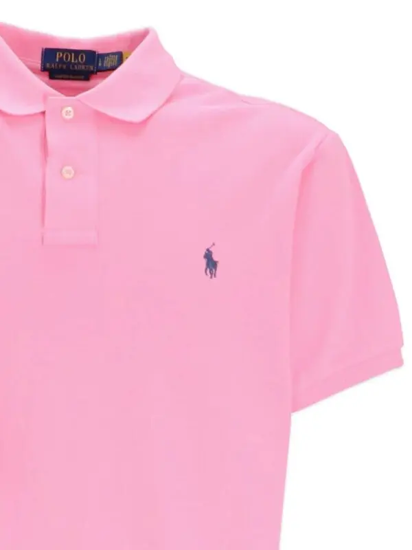 Polo Ralph Lauren Polo Pony-embroidered Polo Shirt - Pink
