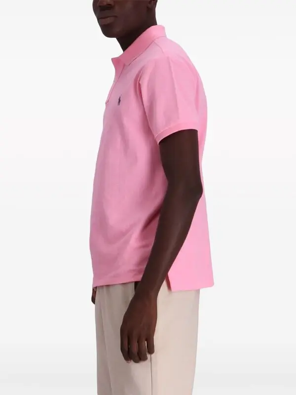 Polo Ralph Lauren Polo Pony-embroidered Polo Shirt - Pink