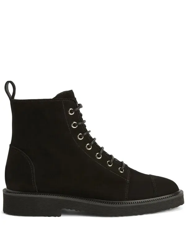 GIUSEPPE ZANOTTI Thora Lace-up Boots - Black