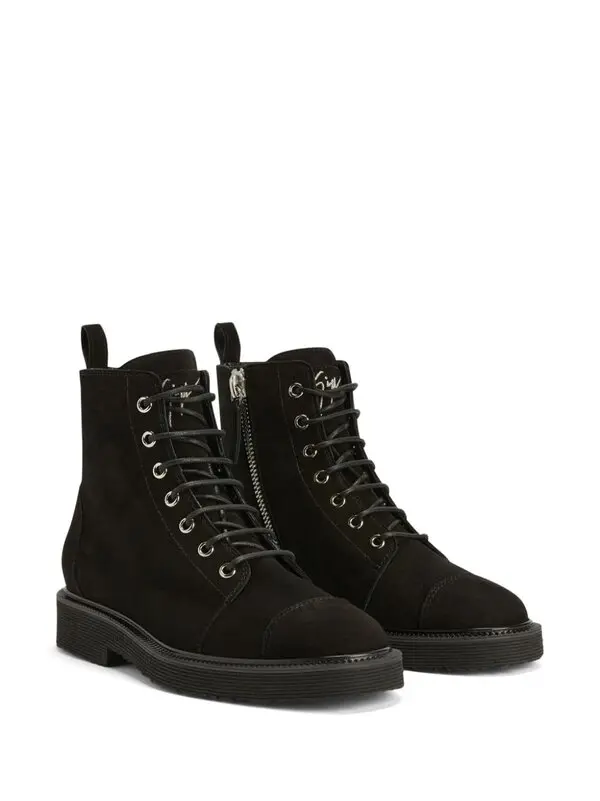 GIUSEPPE ZANOTTI Thora Lace-up Boots - Black