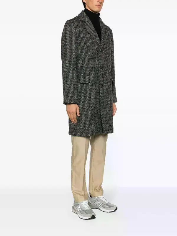 Aspesi Franz Single-breasted Bouclé Coat