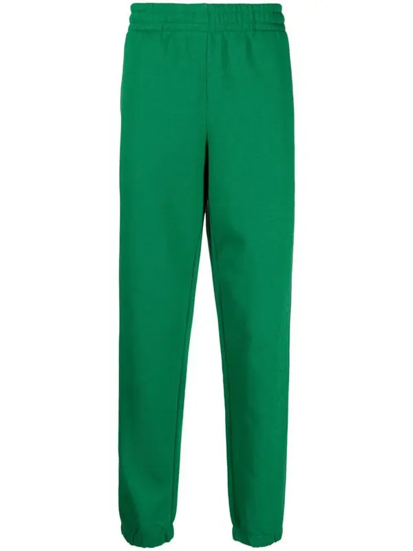 Lacoste Logo-appliqué Cotton Blend Track Pants - Green