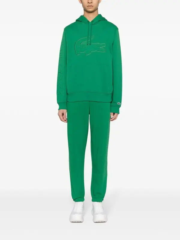 Lacoste Logo-appliqué Cotton Blend Track Pants - Green