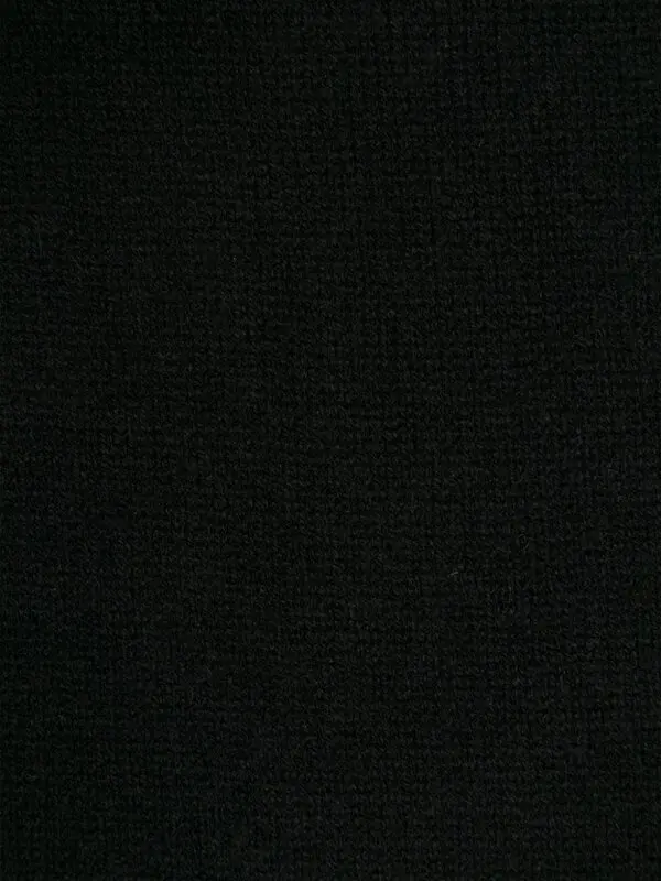 DELL'OGLIO Wraparound Cashmere Scarf - Black