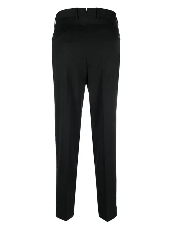 DELL'OGLIO Pleated Tapered Trousers