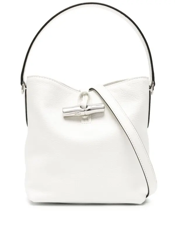 Longchamp Mini Roseau Essential Leather Bucket Bag