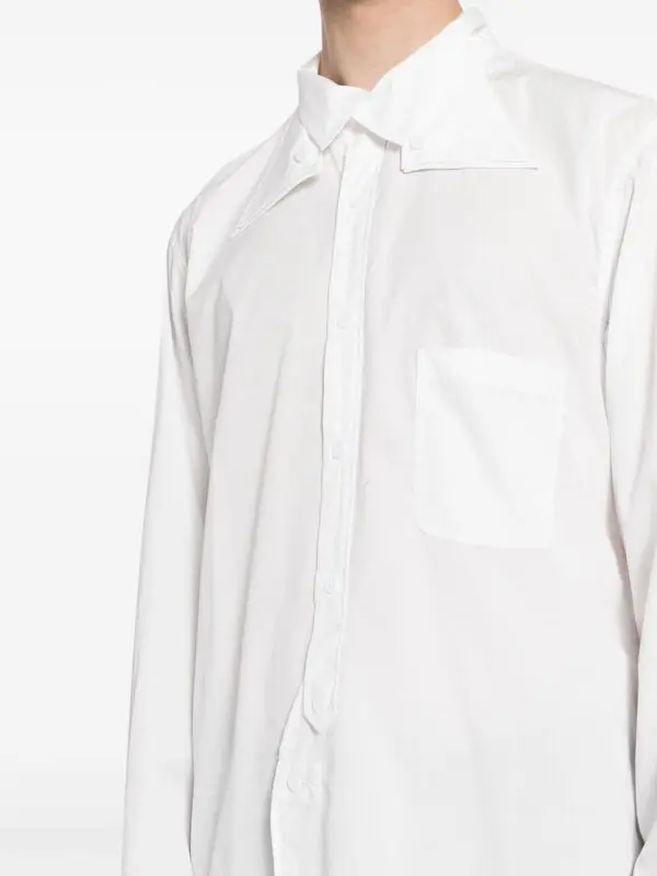 Yohji Yamamoto Layered Cotton Shirt